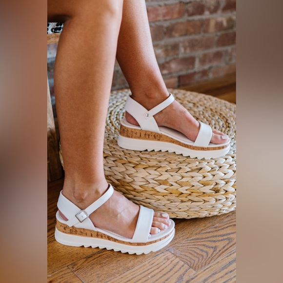 KAYLEEN By Los Angeles | Shoes | Kayleen Step By Step Wedge Sandals In ...
